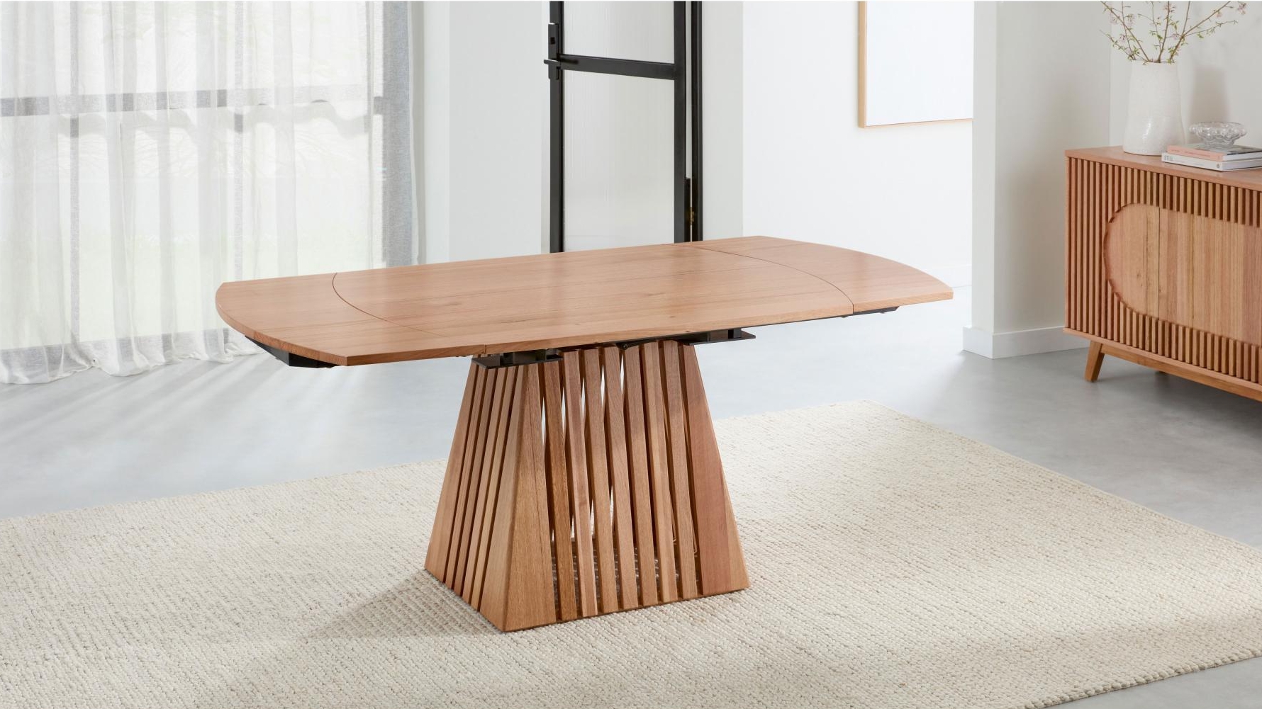 Emerson Rotating Extension Dining Table | Harvey Norman