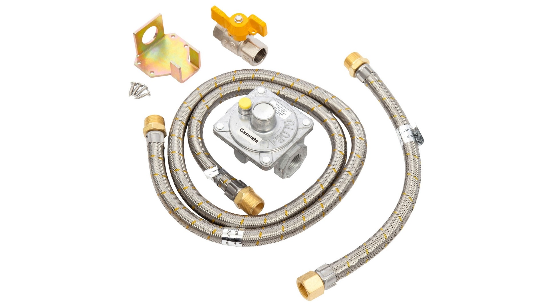 Gasmate Natural Gas High Flow Regulator and Hose Kit | Harvey Norman