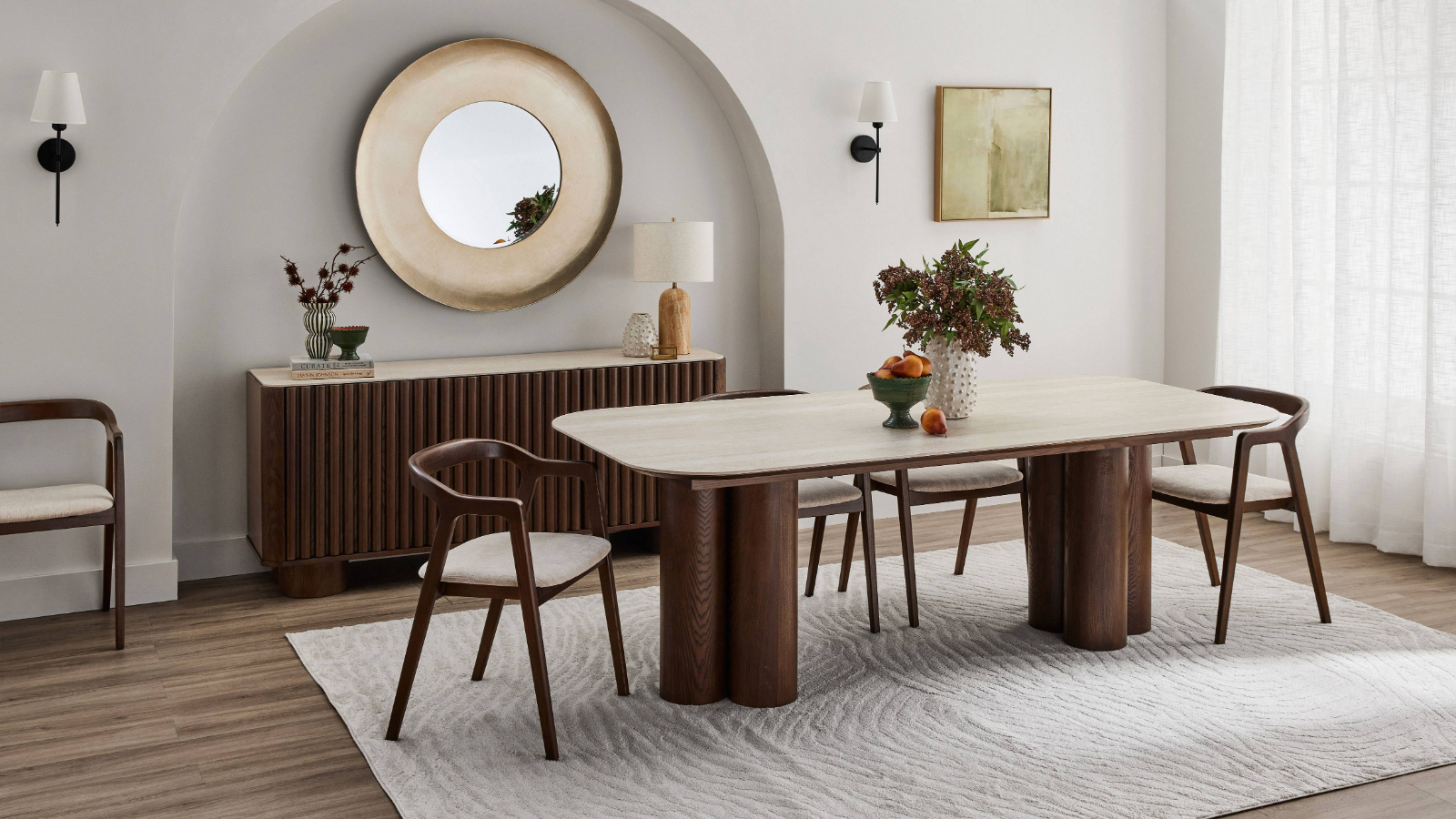 Ollie Rectangular Dining Table | Harvey Norman