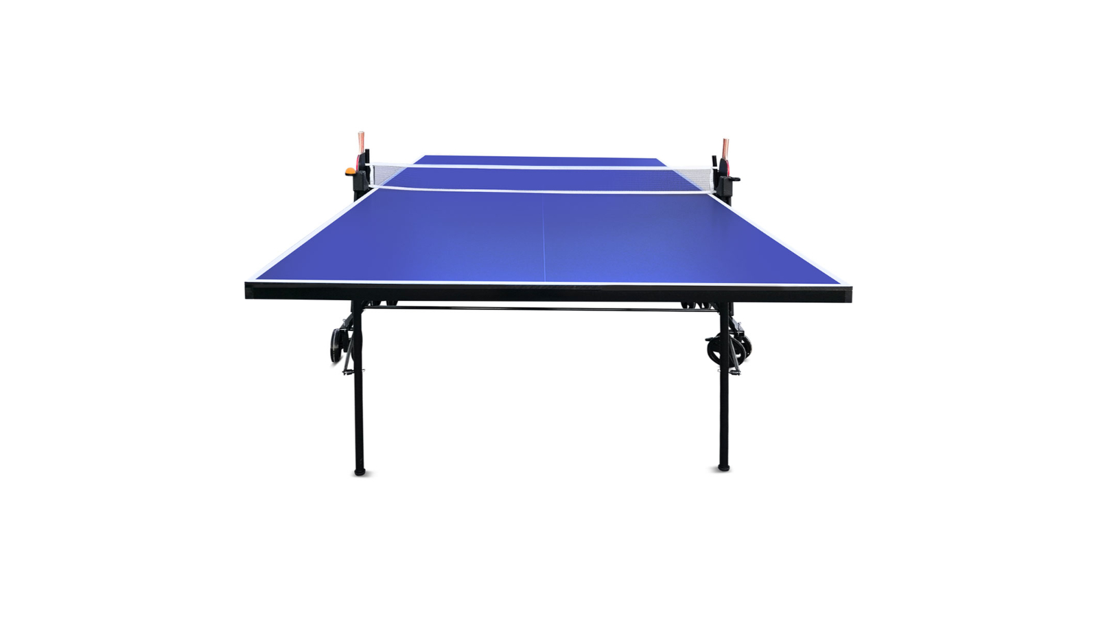 ActiveGo Loop Foldable Table Tennis Ping Pong Table with Quick Fold-and-Roll Away Design ...