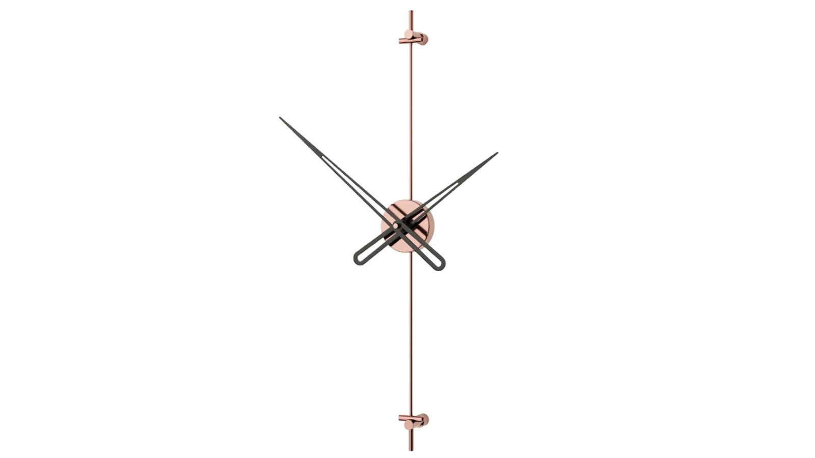 Mclocks Rose Gold Black 60 Axle Wall Clock | Harvey Norman