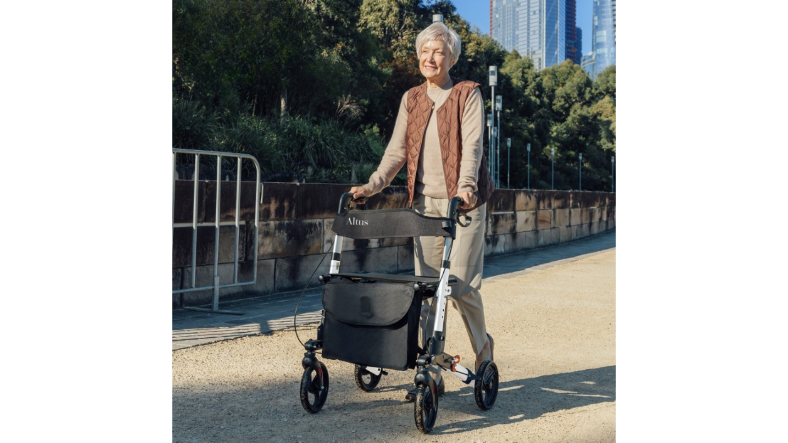 Altus Euro Walker with Seat Mobility Rollator | Harvey Norman