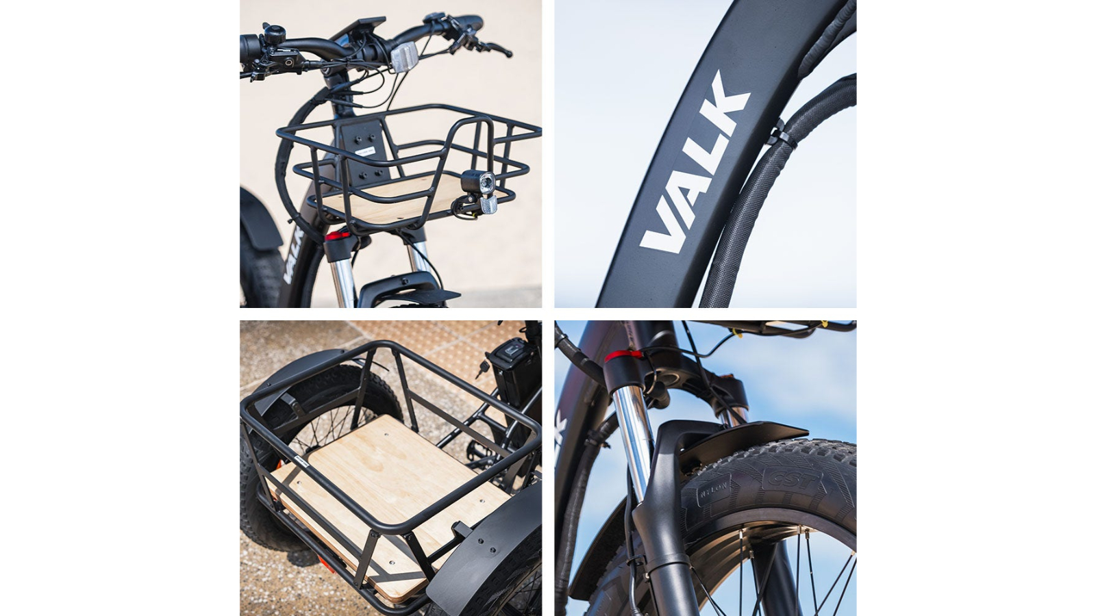 Valk Fat Tyre Tricycle Electric Bike - Black | Harvey Norman