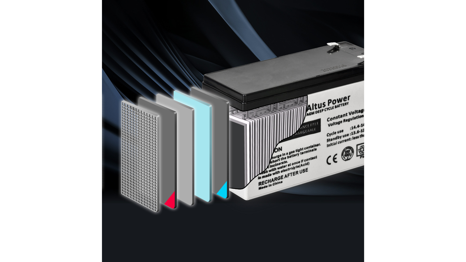 Altus 12V 9AH AGM Battery Deep Cycle SLA Lead Acid Battery | Harvey Norman