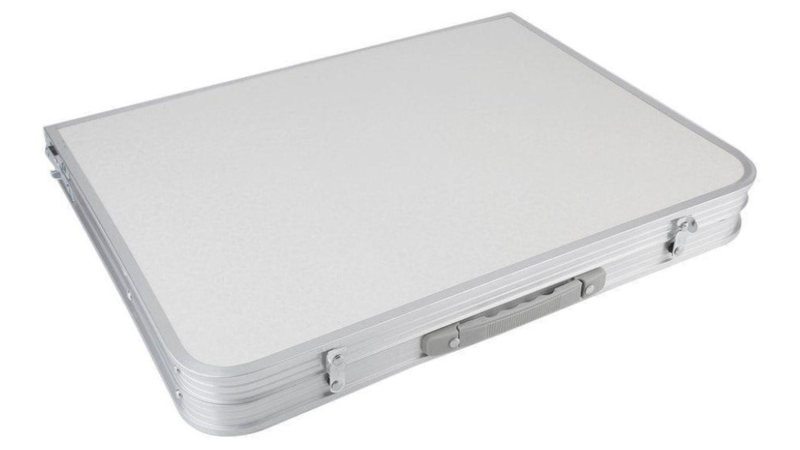 Bargene White Aluminium Folding Table - 90 x 60 cm | Harvey Norman