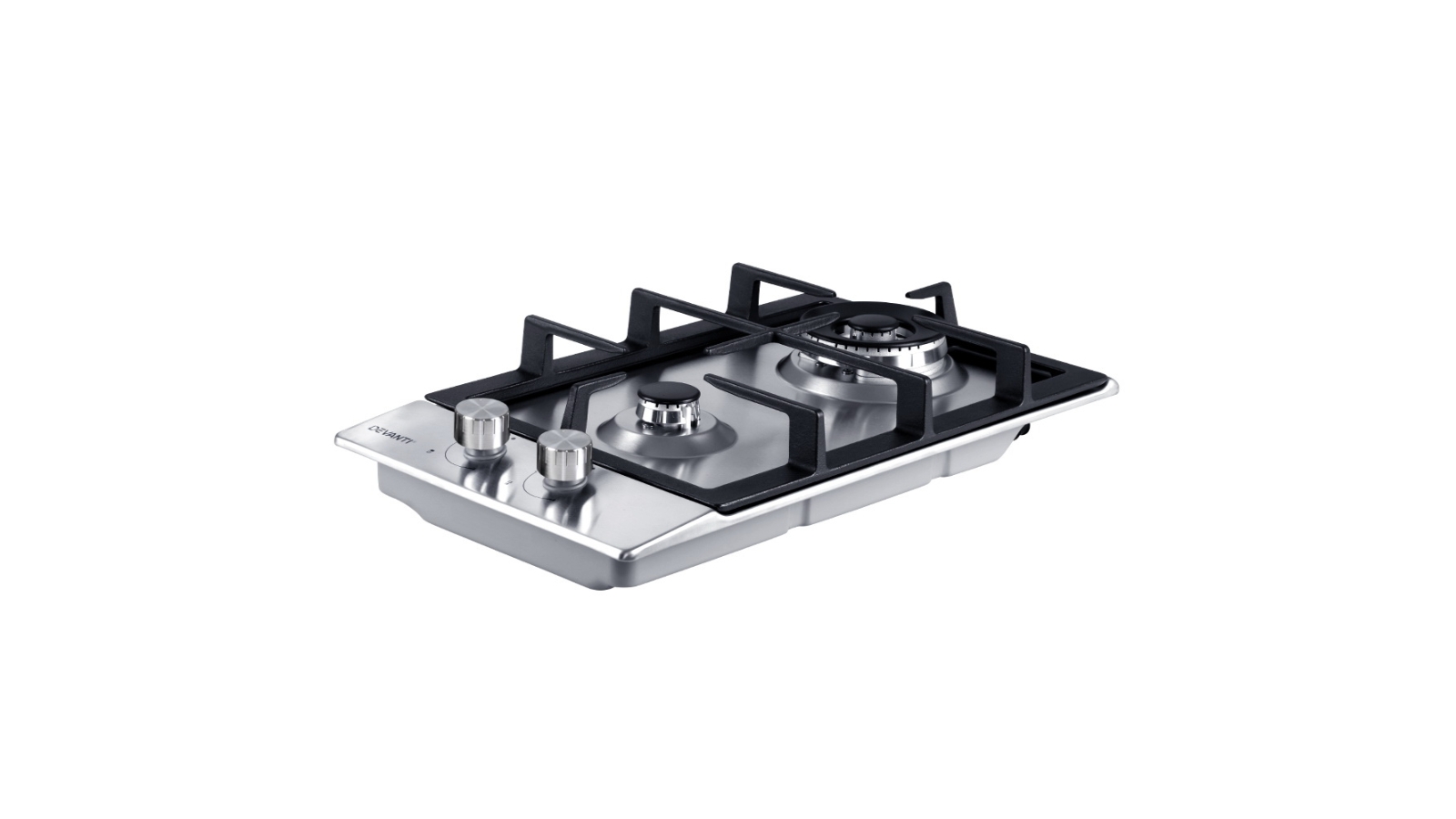 Devanti 2 Burner Gas Cooktop 30cm Stove Steel Harvey Norman