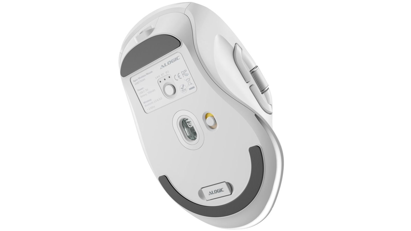 Alogic Apex Wireless Performance Mouse - White | Harvey Norman