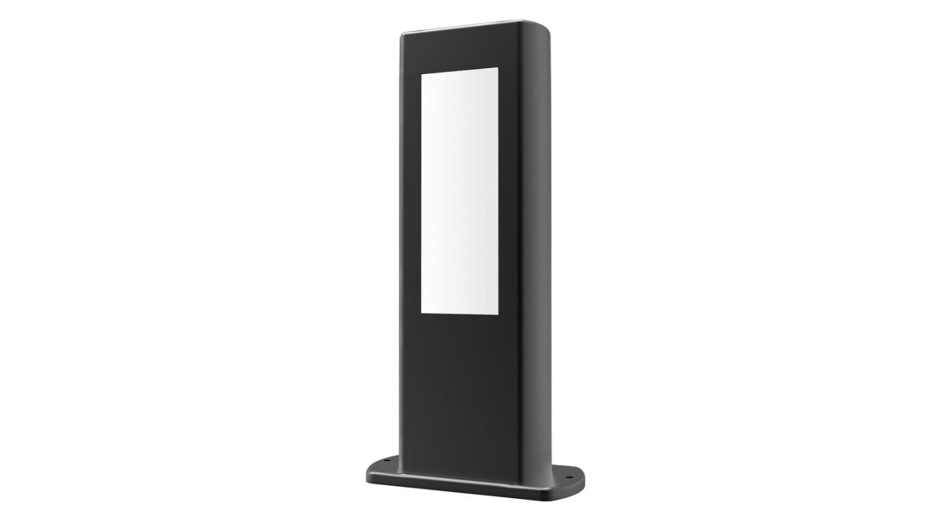 AMUN LED Rectangular Bollard Light with 2 Diffuser 3000K H30cm IP54 ...
