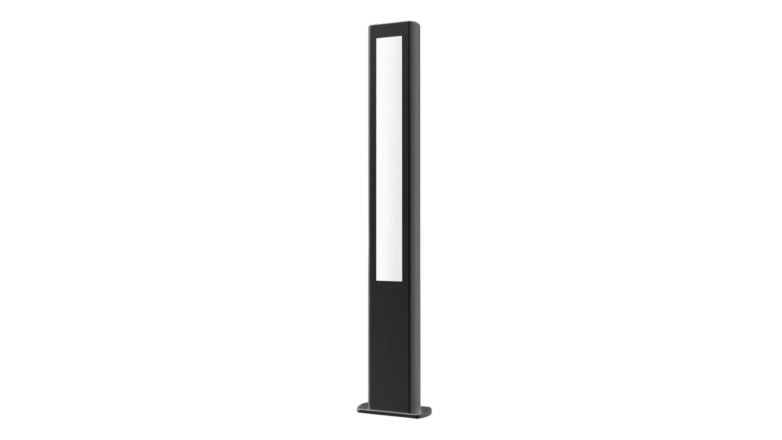 AMUN LED Rectangular Bollard Light with 2 Diffuser 3000K H80cm IP54 ...