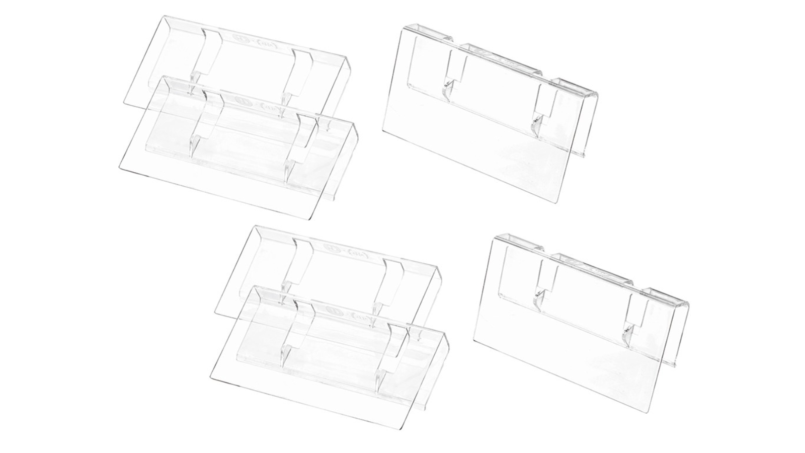iDesign Home Clear Bin Label Clips - Set of 6 | Harvey Norman