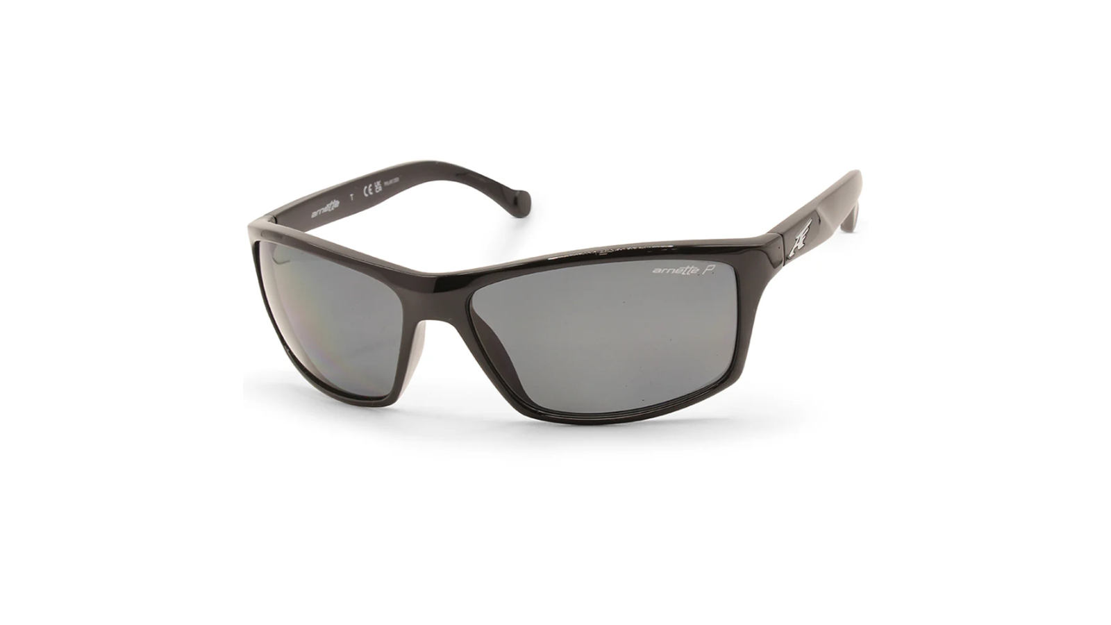 Arnette AN4207 41/81 Boiler Shiny Polarised Men's Sunglasses - Black ...