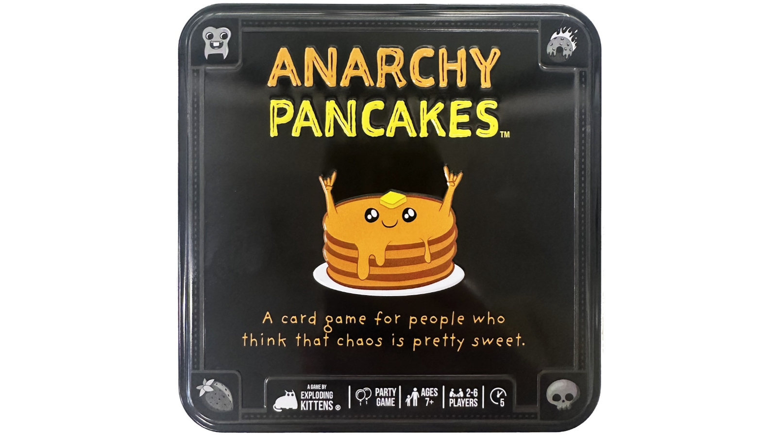 Exploding Kittens Anarchy Pancakes Tin Box Edition Board Game | Harvey ...