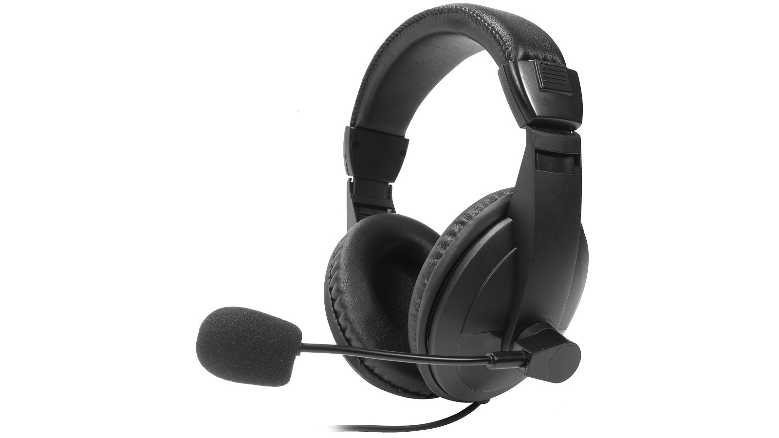 Laser Headset with Boom Mic - Black | Harvey Norman