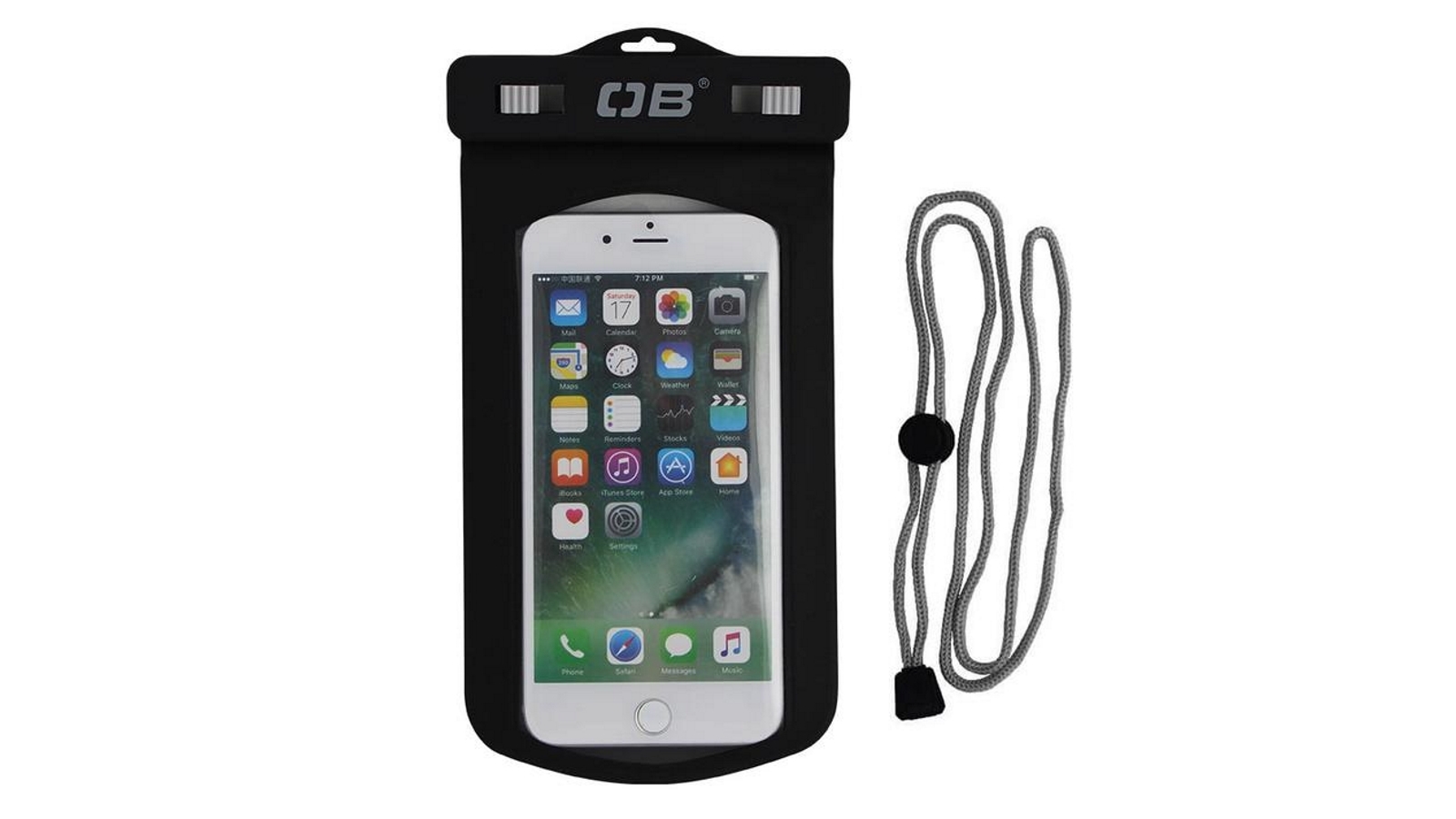 Overboard Large Waterproof Phone Case - Black | Harvey Norman