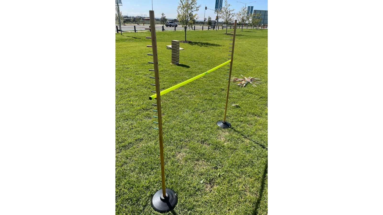 Jenjo Wooden Limbo Set | Harvey Norman