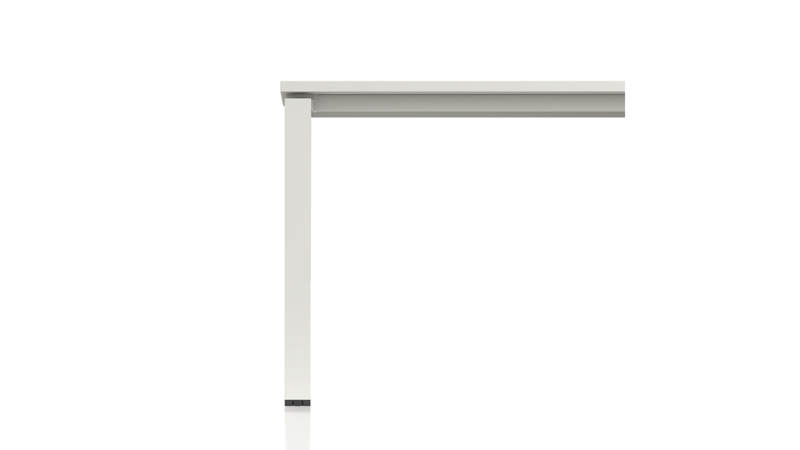 HelloFurniture White Emery Meeting Table - 200cm | Harvey Norman