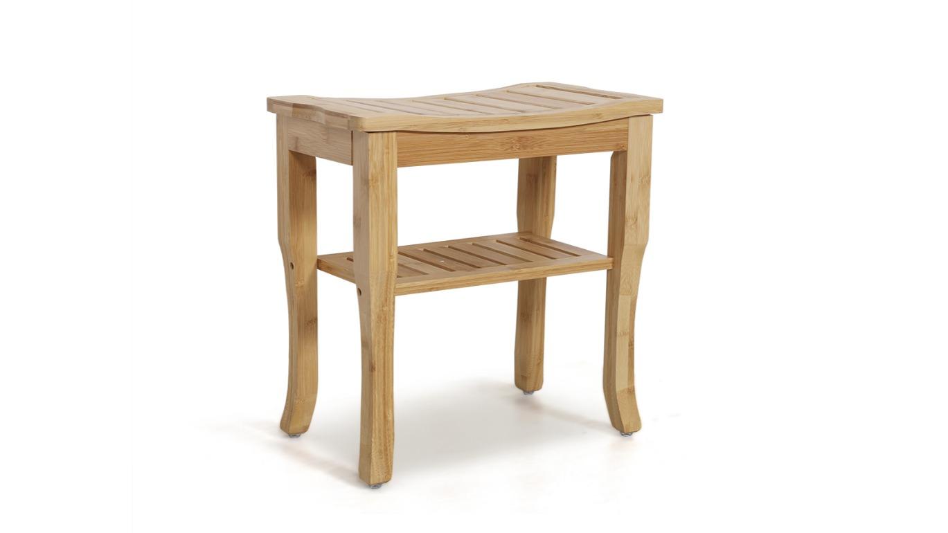 HelloFurniture Natural Bamboo Stool | Harvey Norman