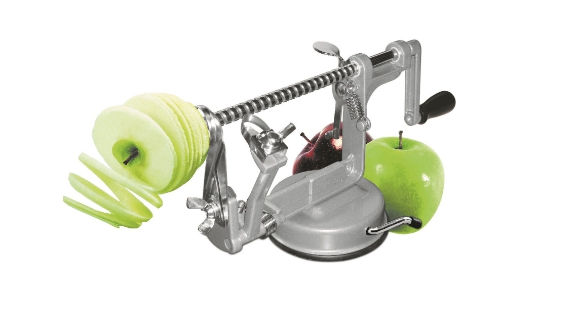 Avanti Apple Peeler Corer and Slicer - Silver | Harvey Norman