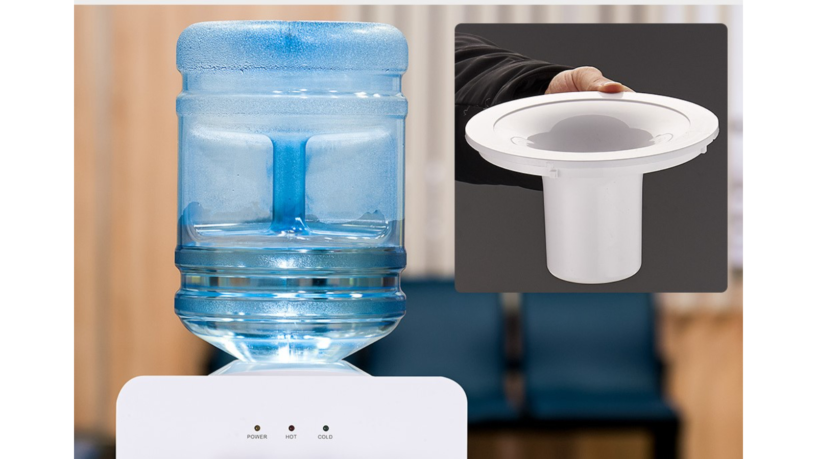 PolyCool Compressor Water Dispenser Benchtop - White | Harvey Norman