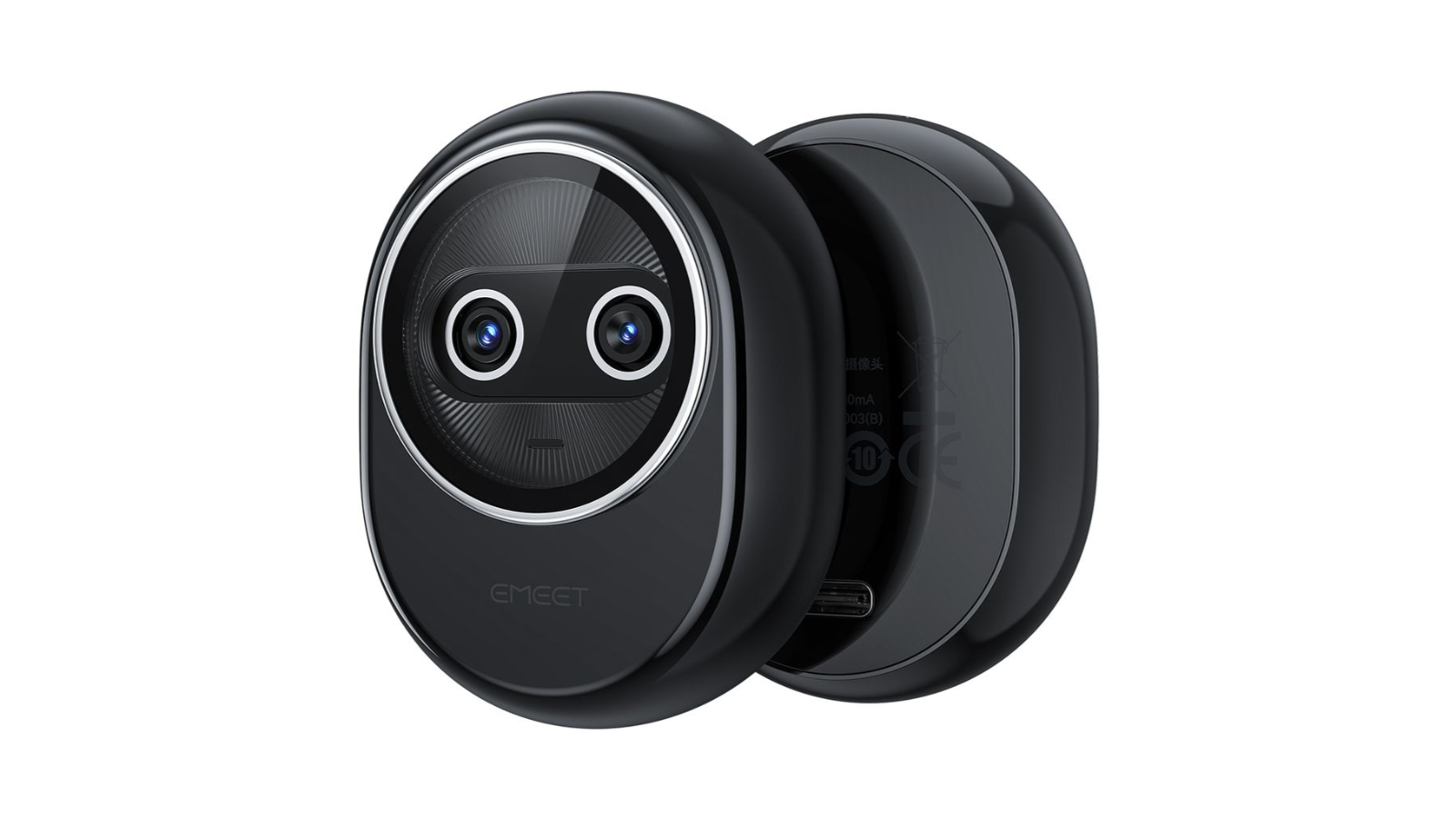 EMeet Piko Plus Dual Camera AI-Powered 4K Webcam - Black | Harvey Norman