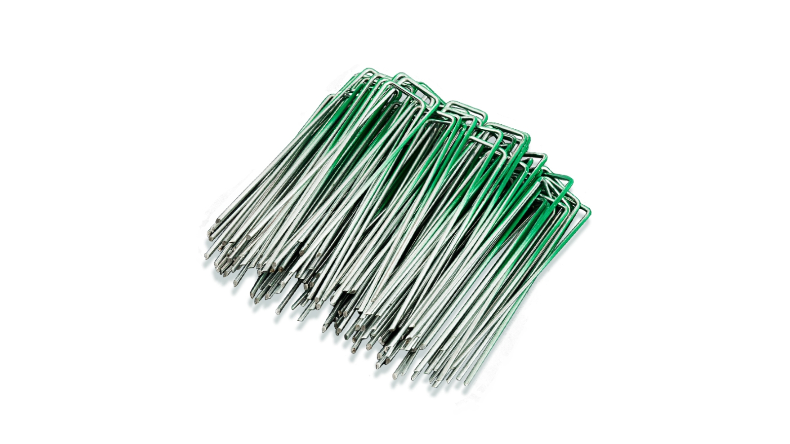 Groverdi 100 Piece Synthetic Artificial Grass Pins Weed Mat U Pegs ...
