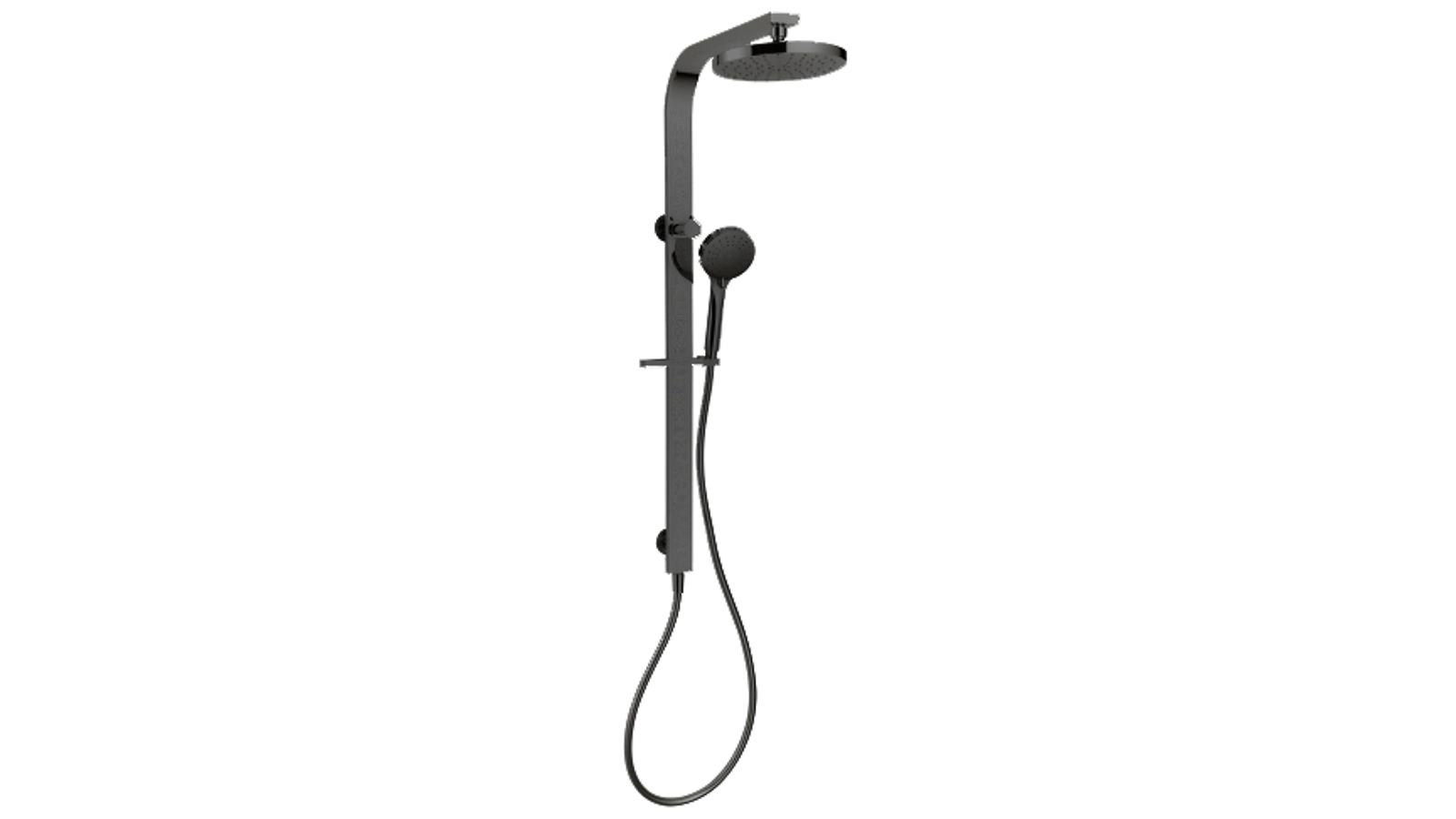 Arcisan Synergii Shower System with Top Diverter - Matte Black | Harvey ...