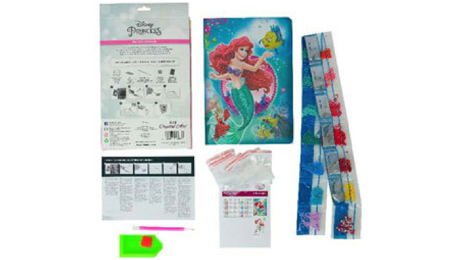 Craft Buddy The Little Mermaid Notebook Crystal Art | Harvey Norman