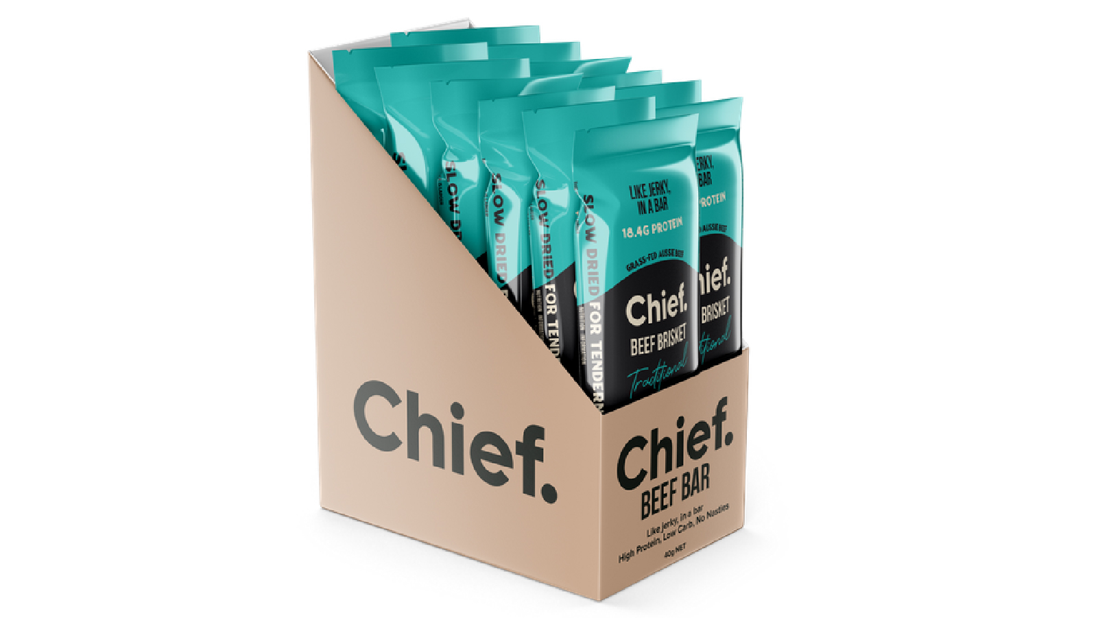 Chief Box of 12 Traditional Beef Bar | Harvey Norman