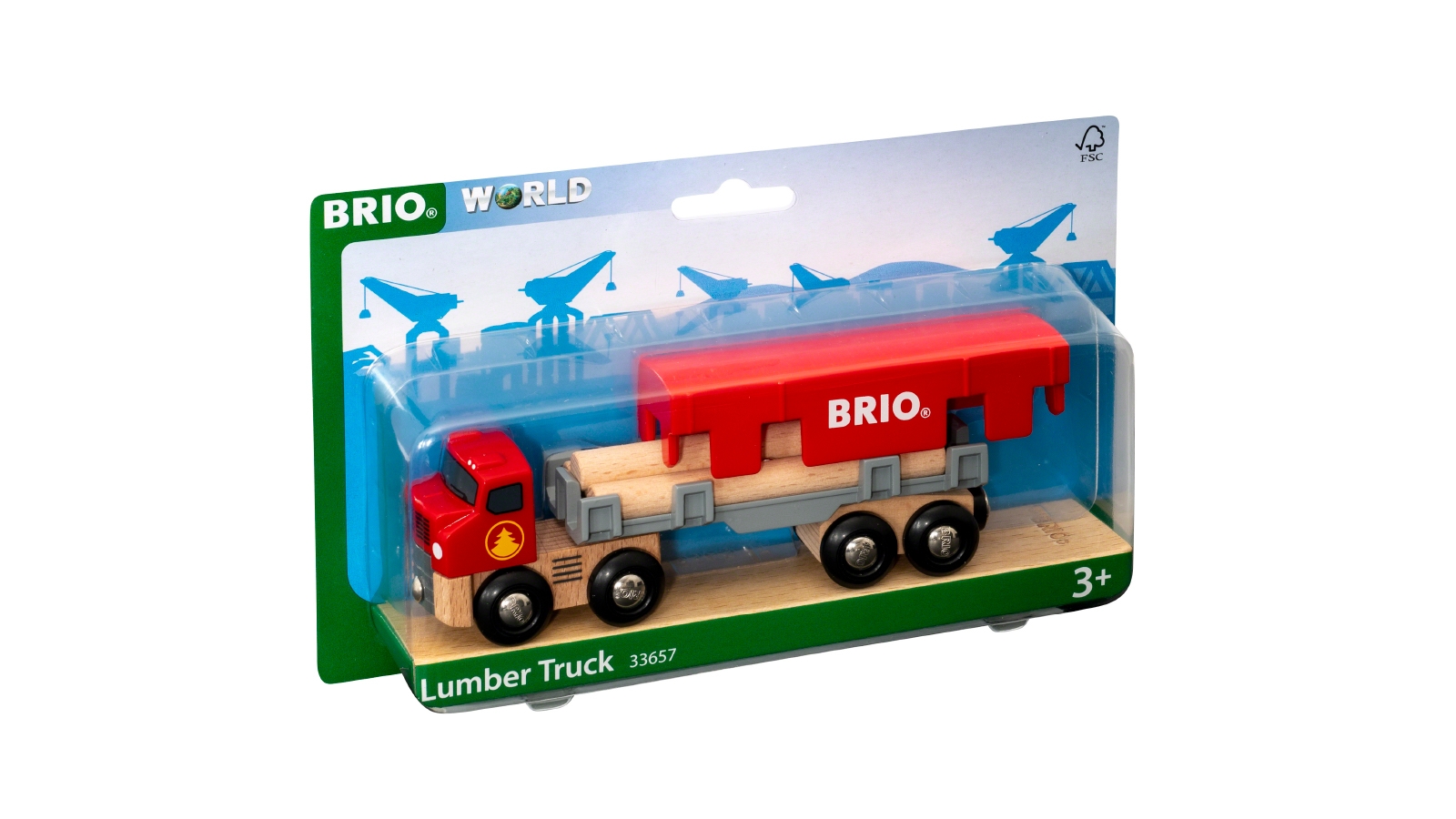 Brio - 6-Piece Vehicle Lumber Truck | Harvey Norman