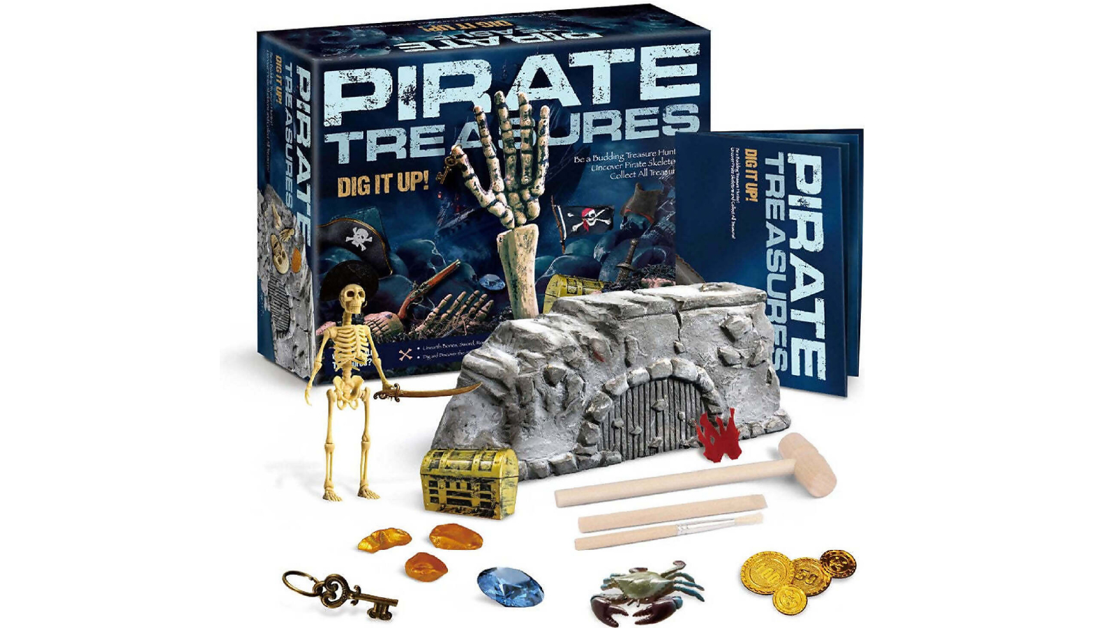 Dig Kit Dig It Up! Pirate Treasures | Harvey Norman