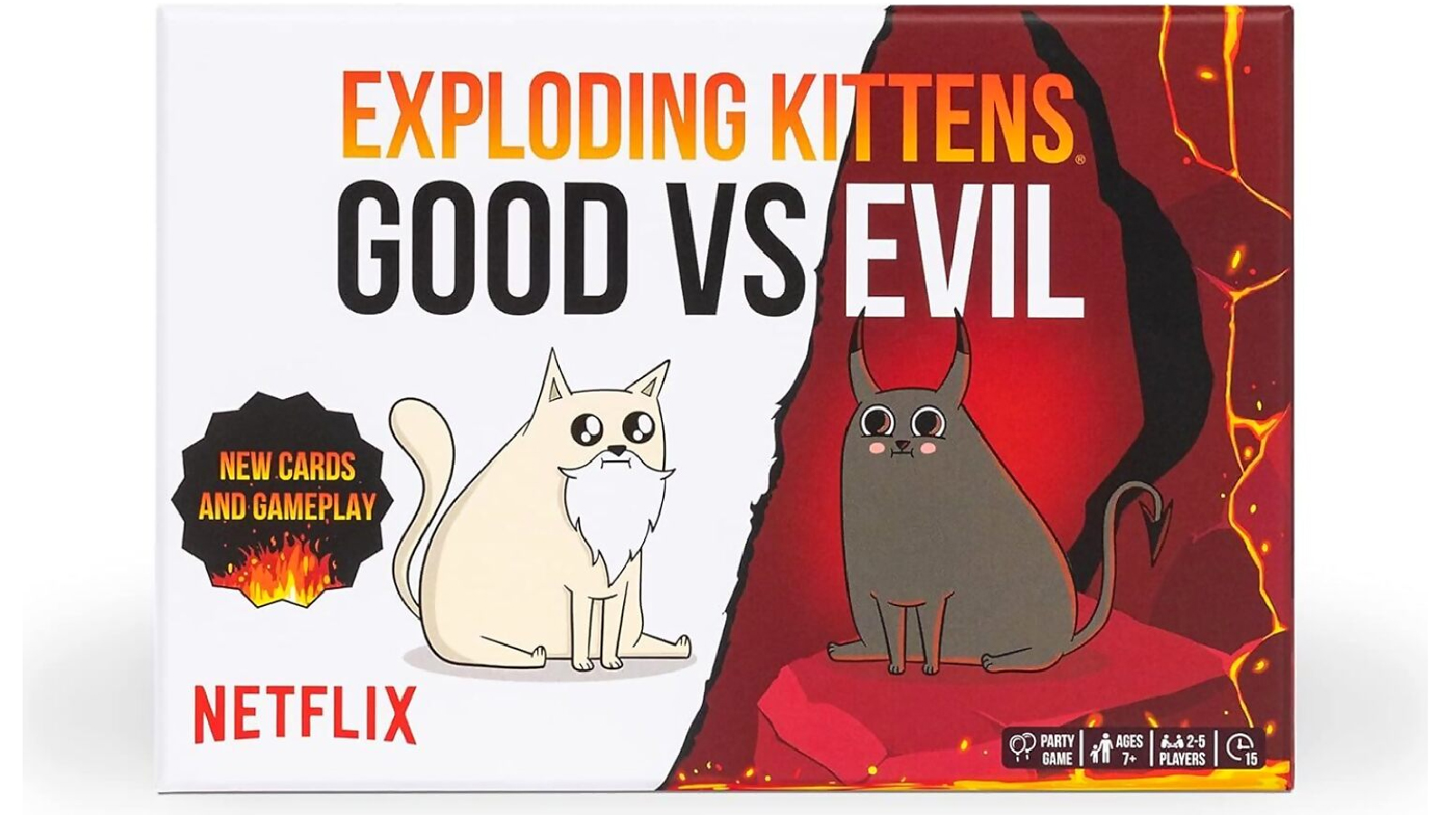 Exploding Kittens Good Vs Evil Netflix Game | Harvey Norman