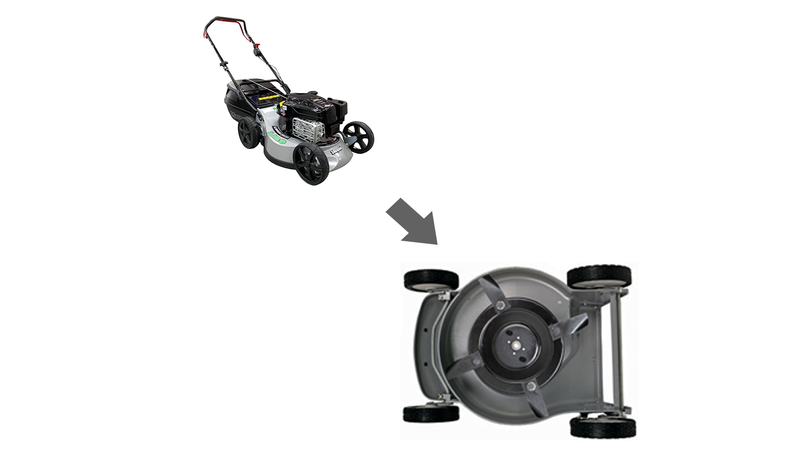 Masport BWM AL192 19 Inch Self Propelled Lawn Mower -190cc Briggs ...