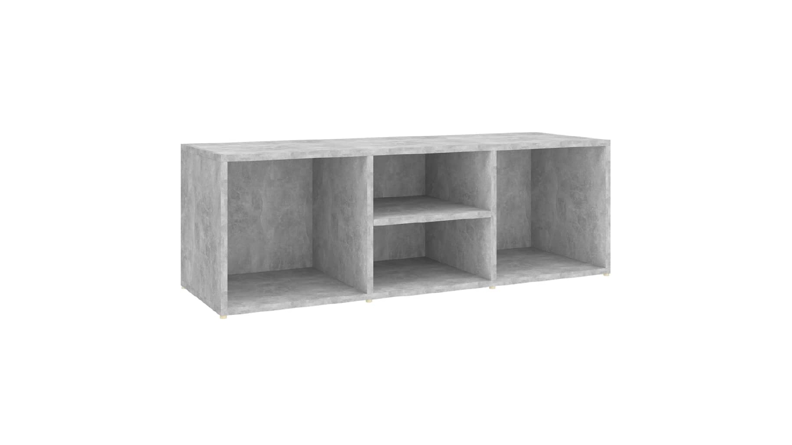 VidaXL Concrete Grey Chipboard Shoe Storage Bench - 105 x 35 x 35 cm ...