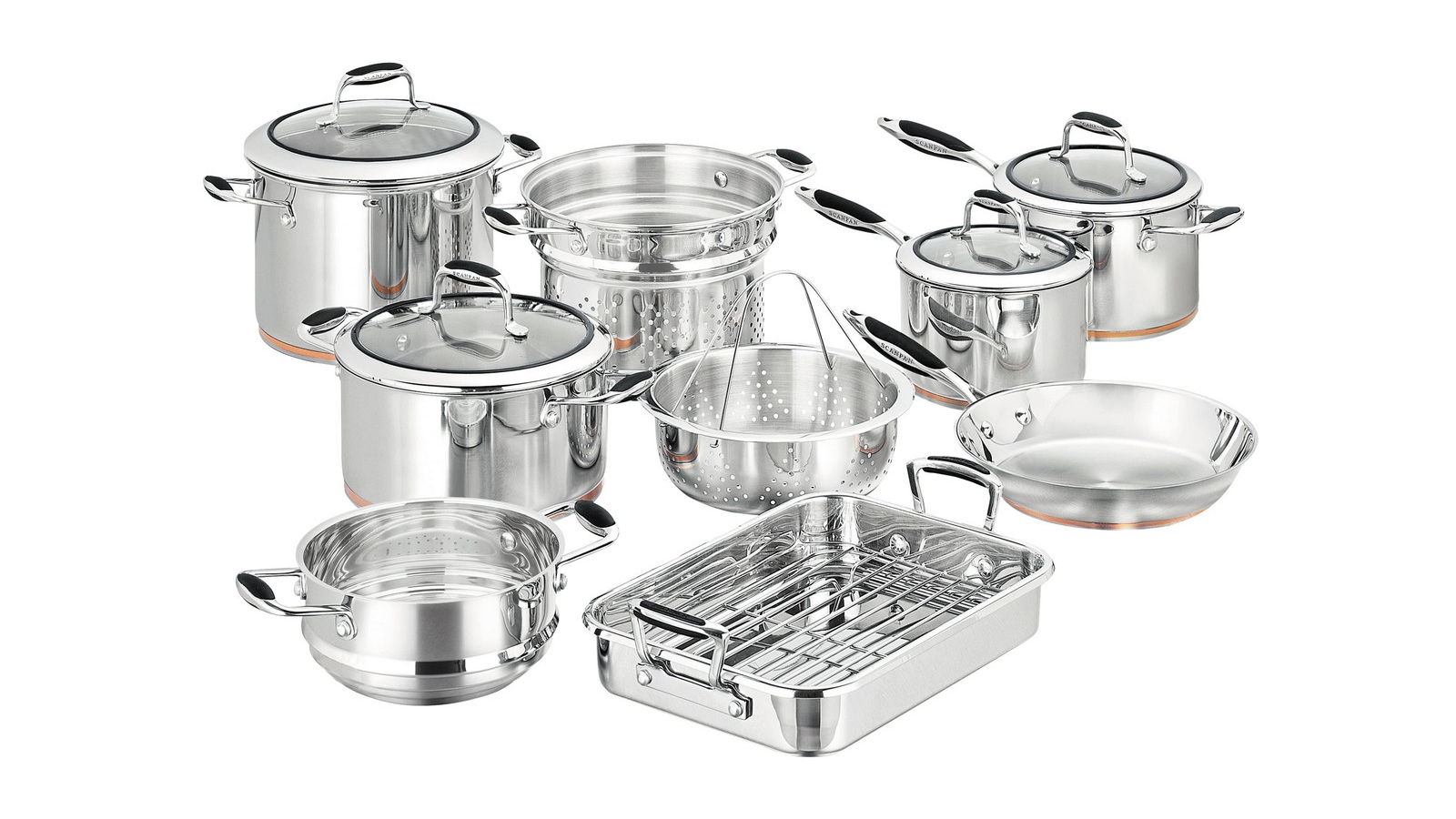 Scanpan Coppernox 9-Piece Cookware Set | Harvey Norman