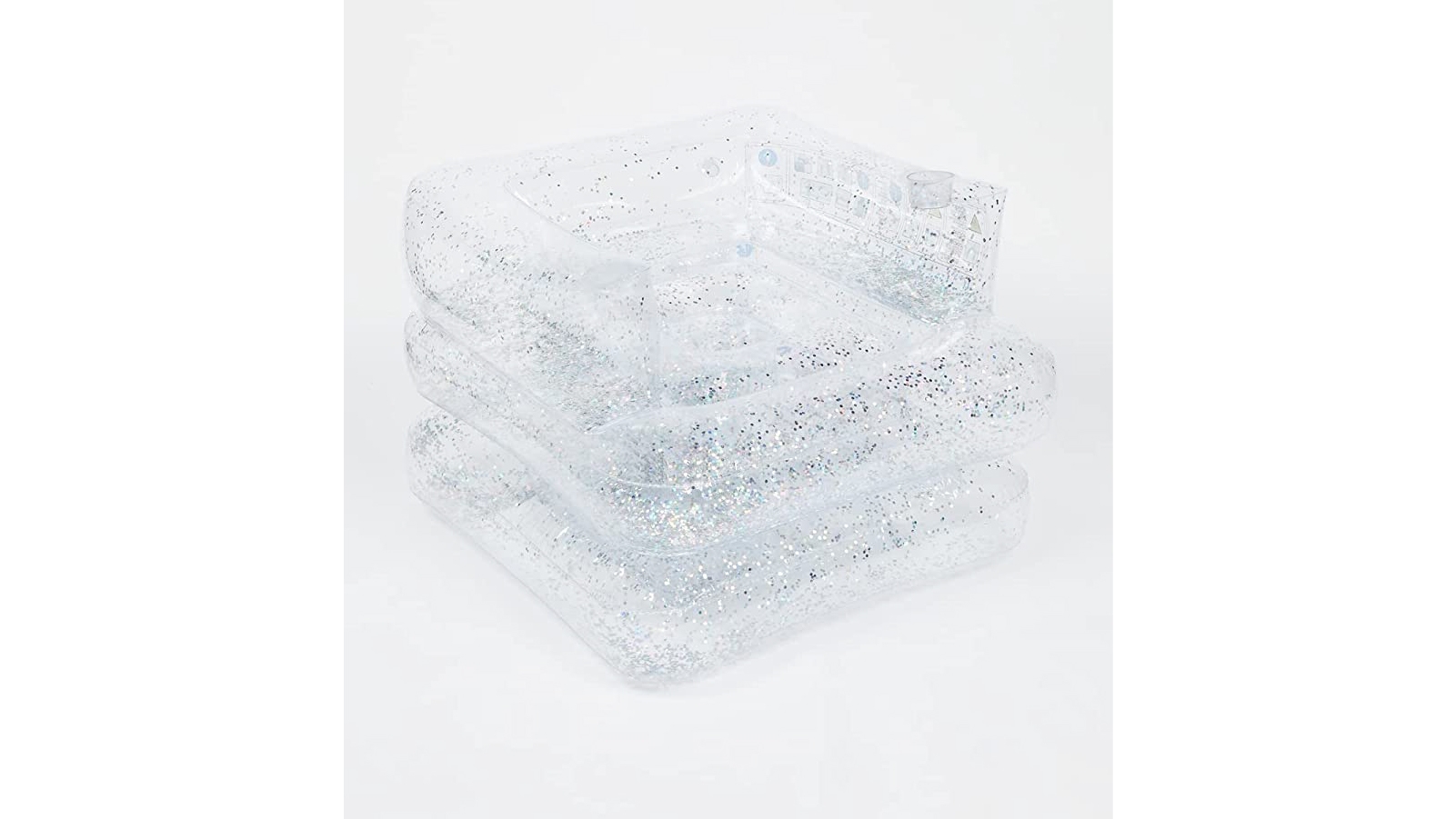 Sunnylife Inflatable Lilo Chair - Glitter | Harvey Norman