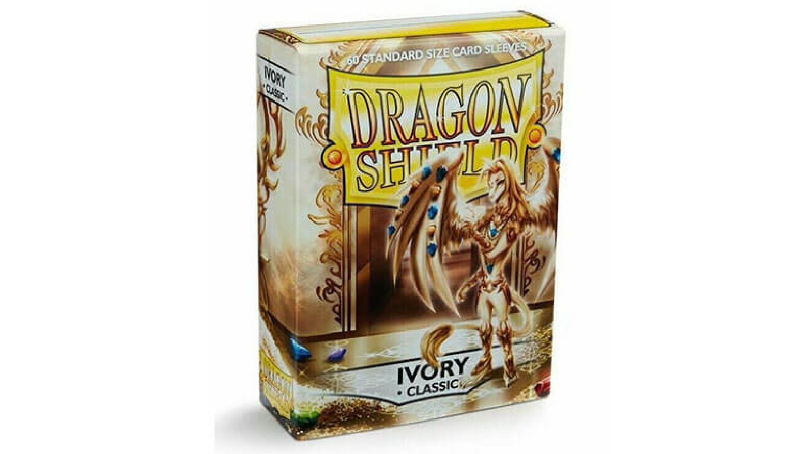 Dragon Shield Box of 60 Classic Card Sleeves - Ivory | Harvey Norman