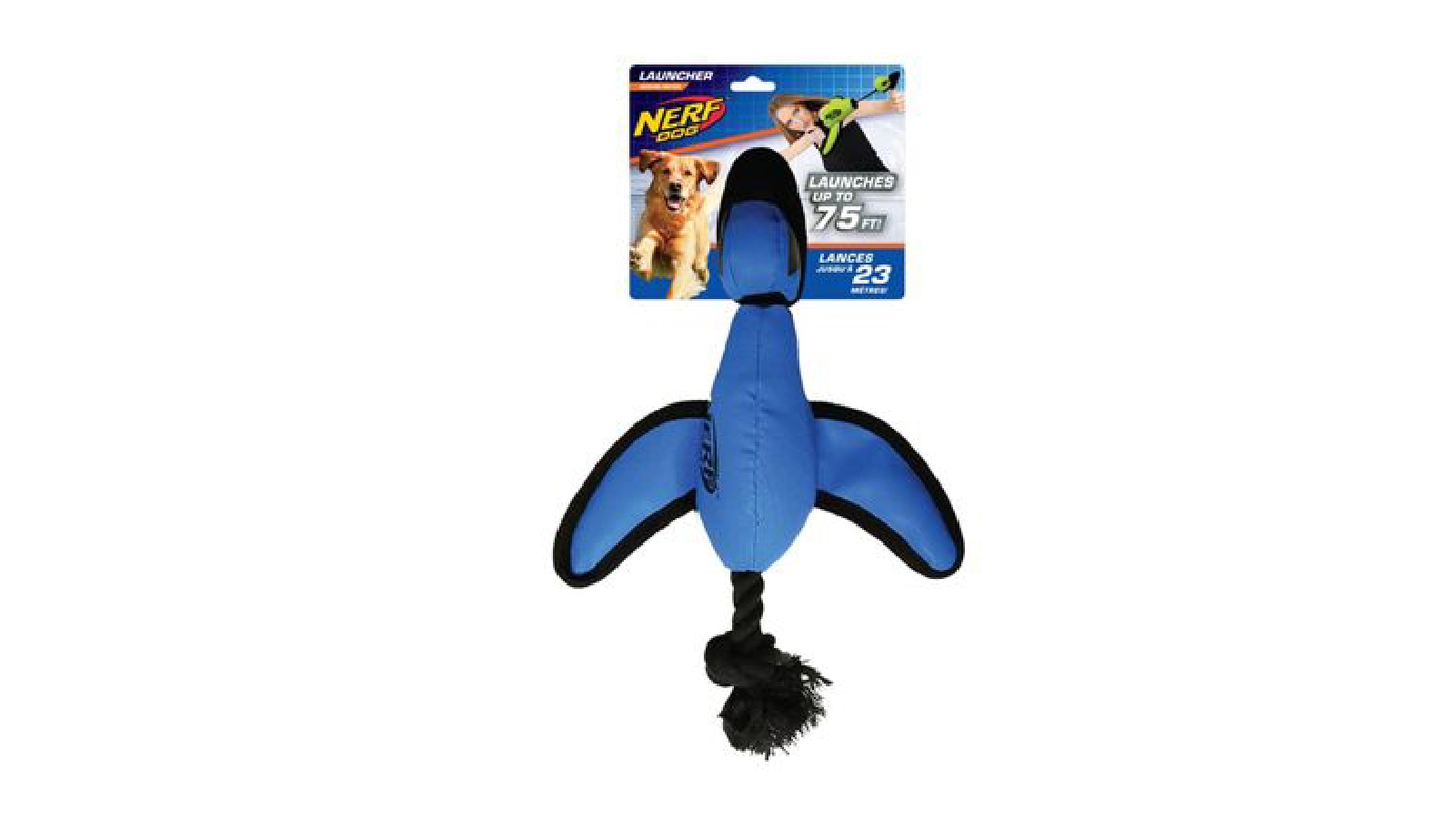 Nerf Dog Trackshot Duck Launcher Toy - Blue | Harvey Norman