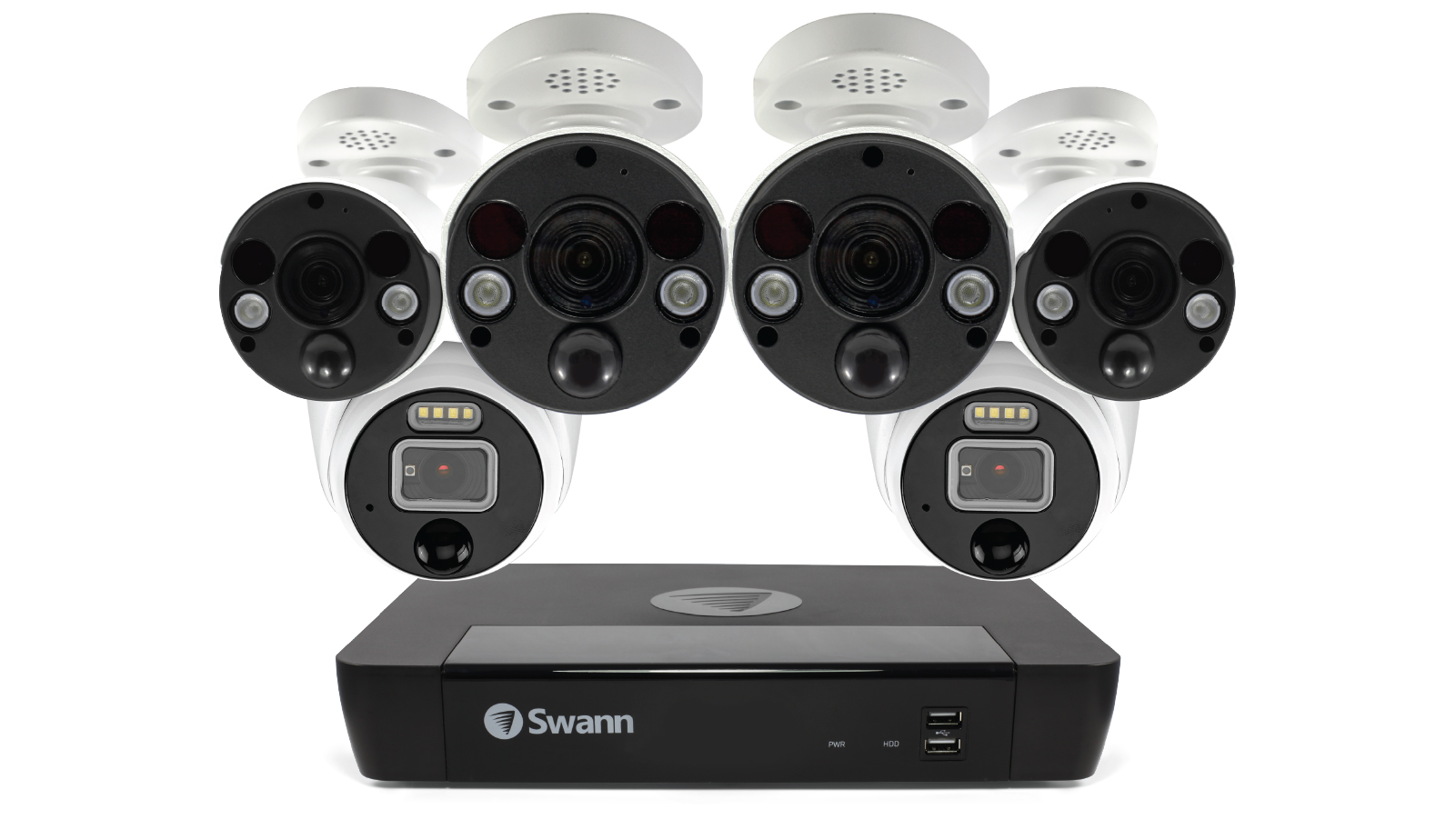 Swann 6 Camera 8 Channel 6K 12MP Mega HD Professional NVR Security ...