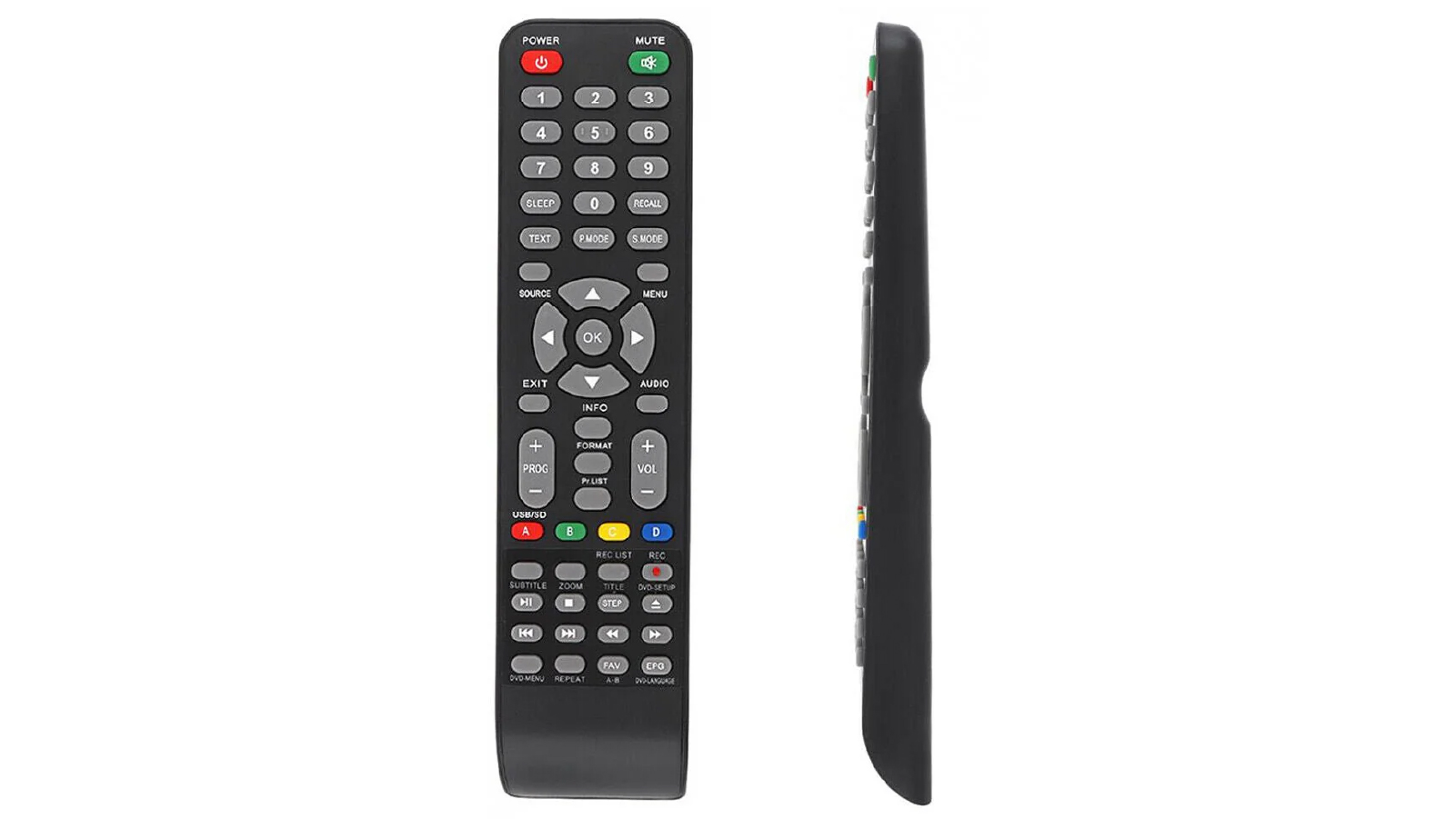 BatteryMate VIVO & Viano TV Remote Control For LCD, LED Combo with DVD ...