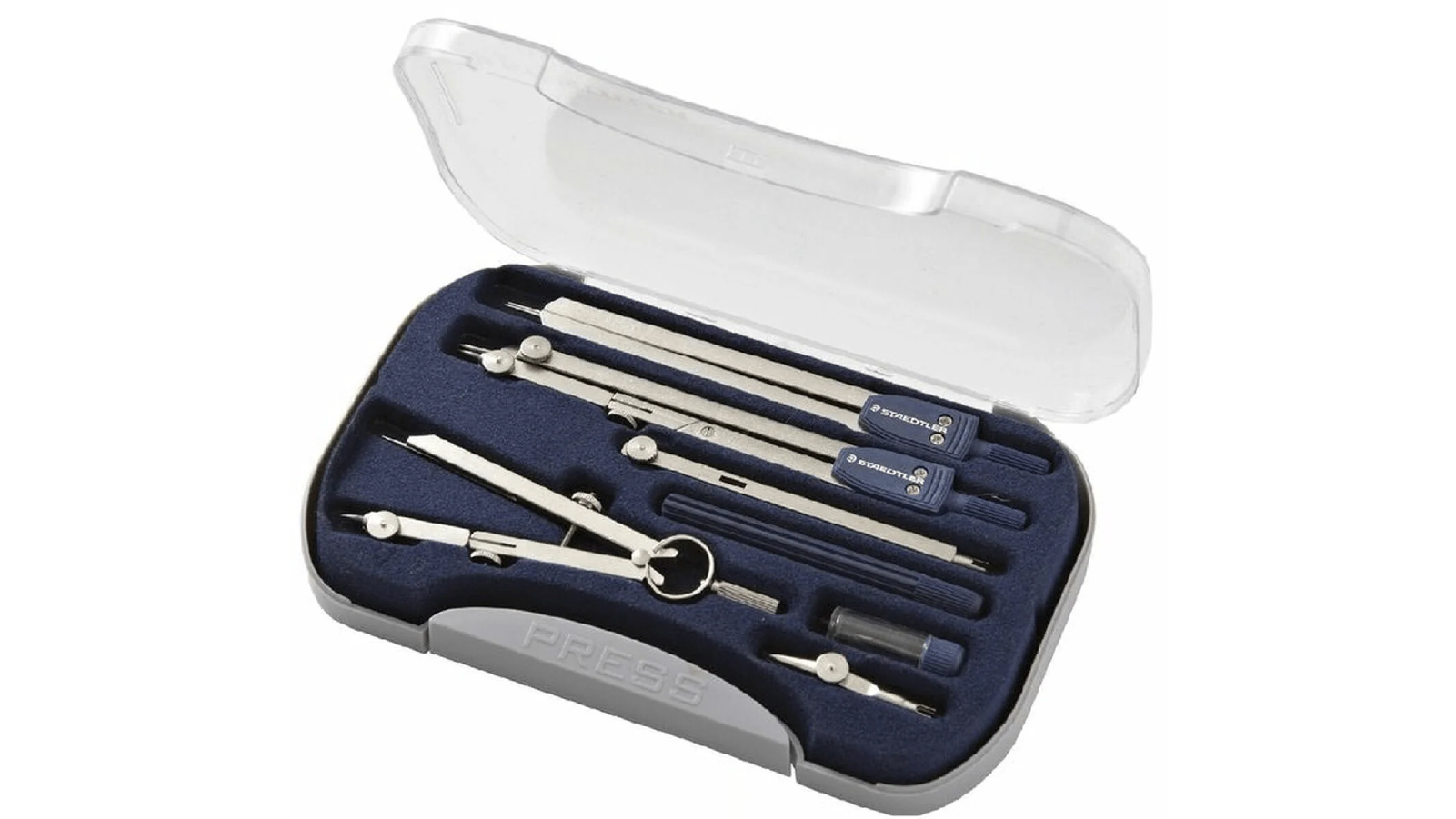 Staedtler Metal Drawing Kit Precision Technical Arco Compass Set ...