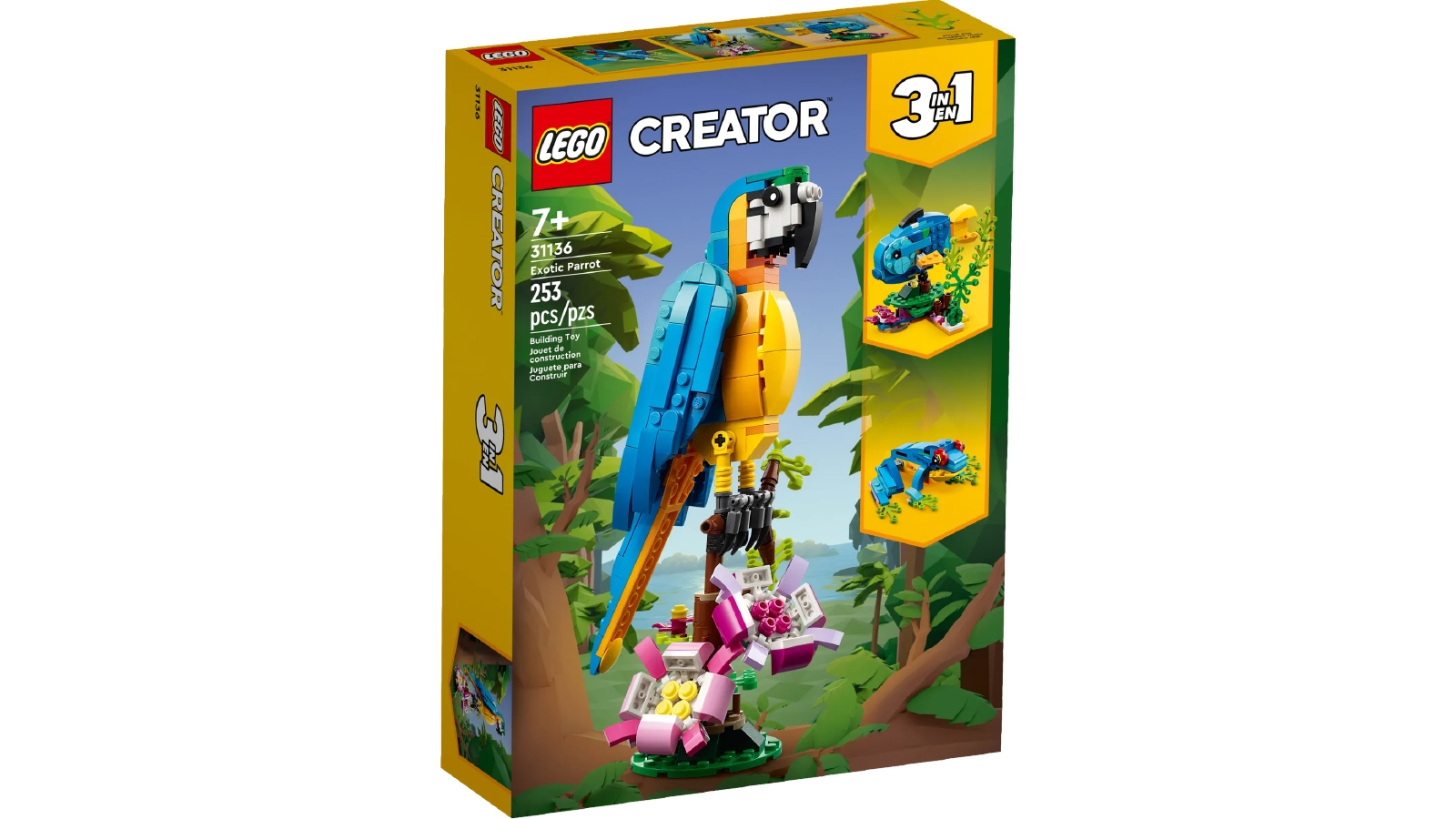 Lego 31136 Exotic Parrot - Creator 3 in 1 | Harvey Norman