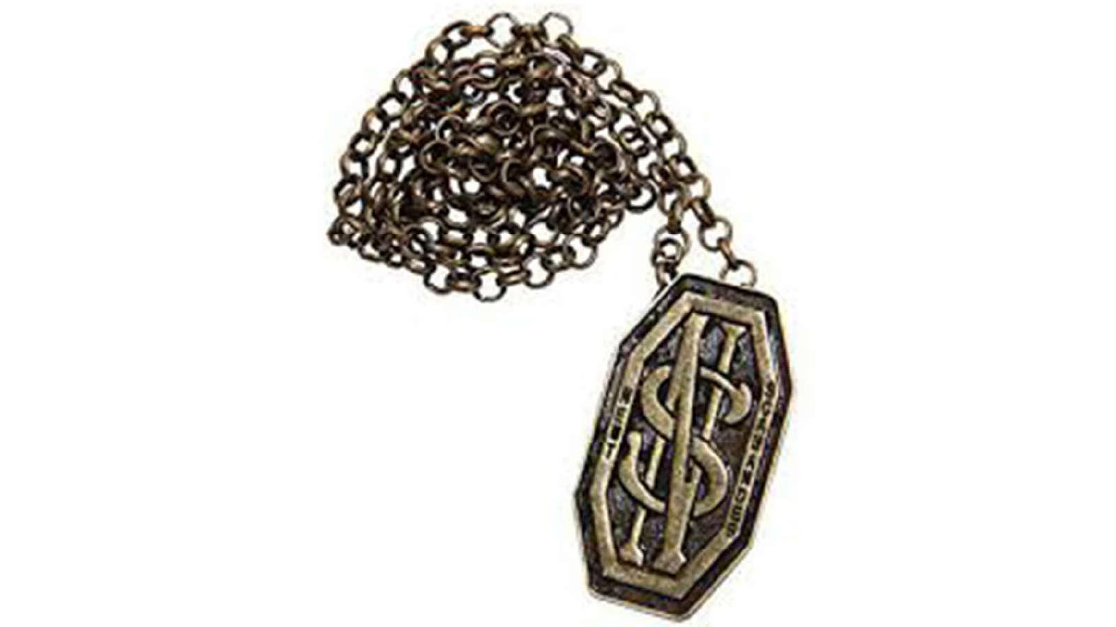 Fantastic Beasts Find Them Newt's Monogram Necklace / Pin | Harvey Norman