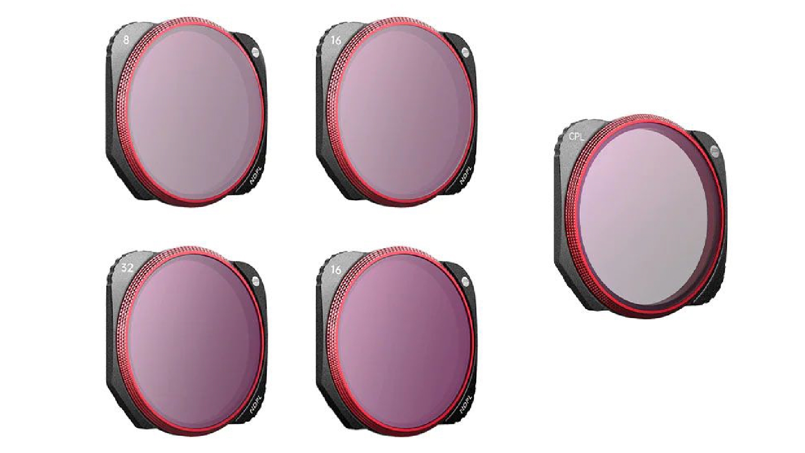 Pgytech 5 Pack Filter Set for Mavic 3 Classic - CPL ND-PL8/16/32/64 ...
