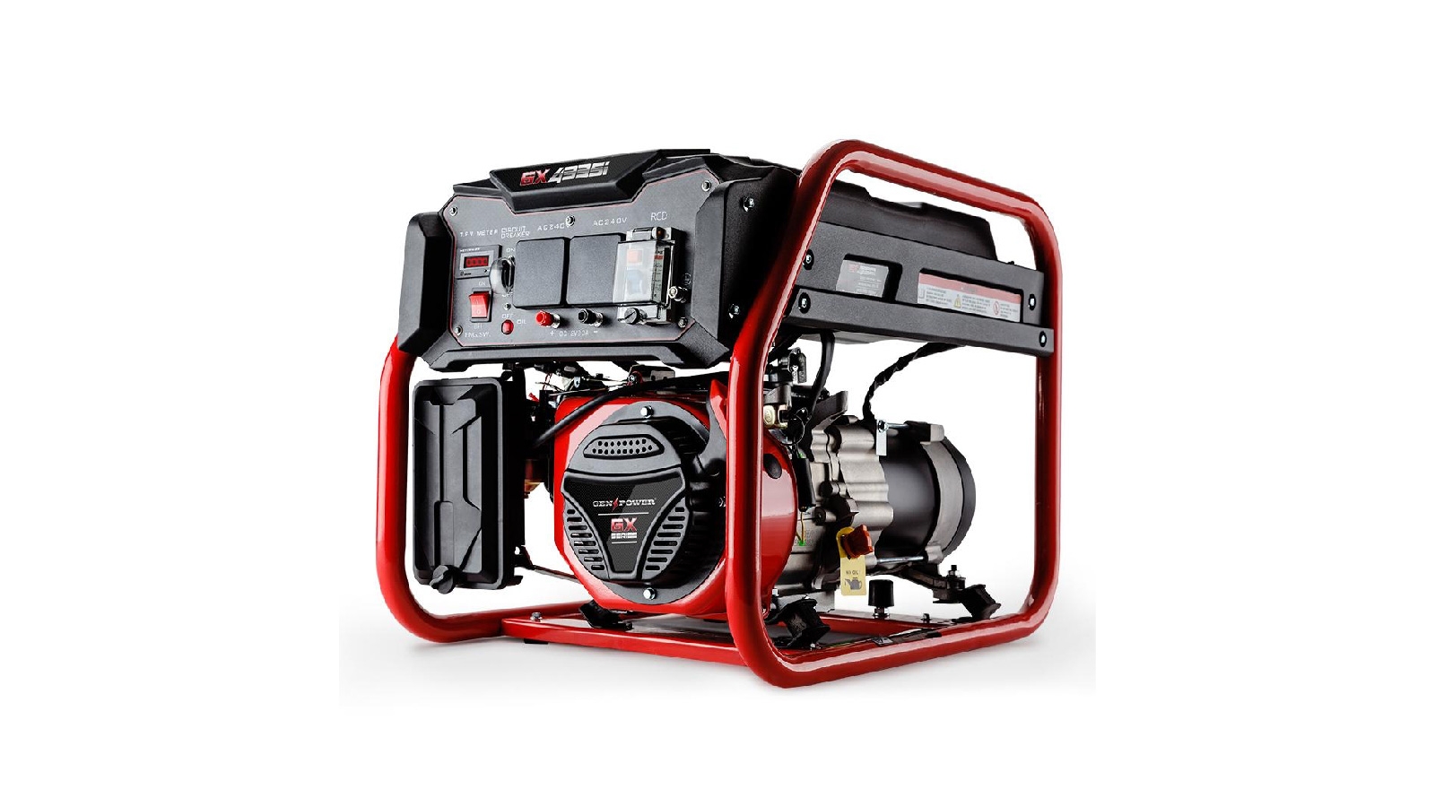 GENPOWER 4.2kW Max 3kW Rated Generator Single-Phase Petrol - Site ...