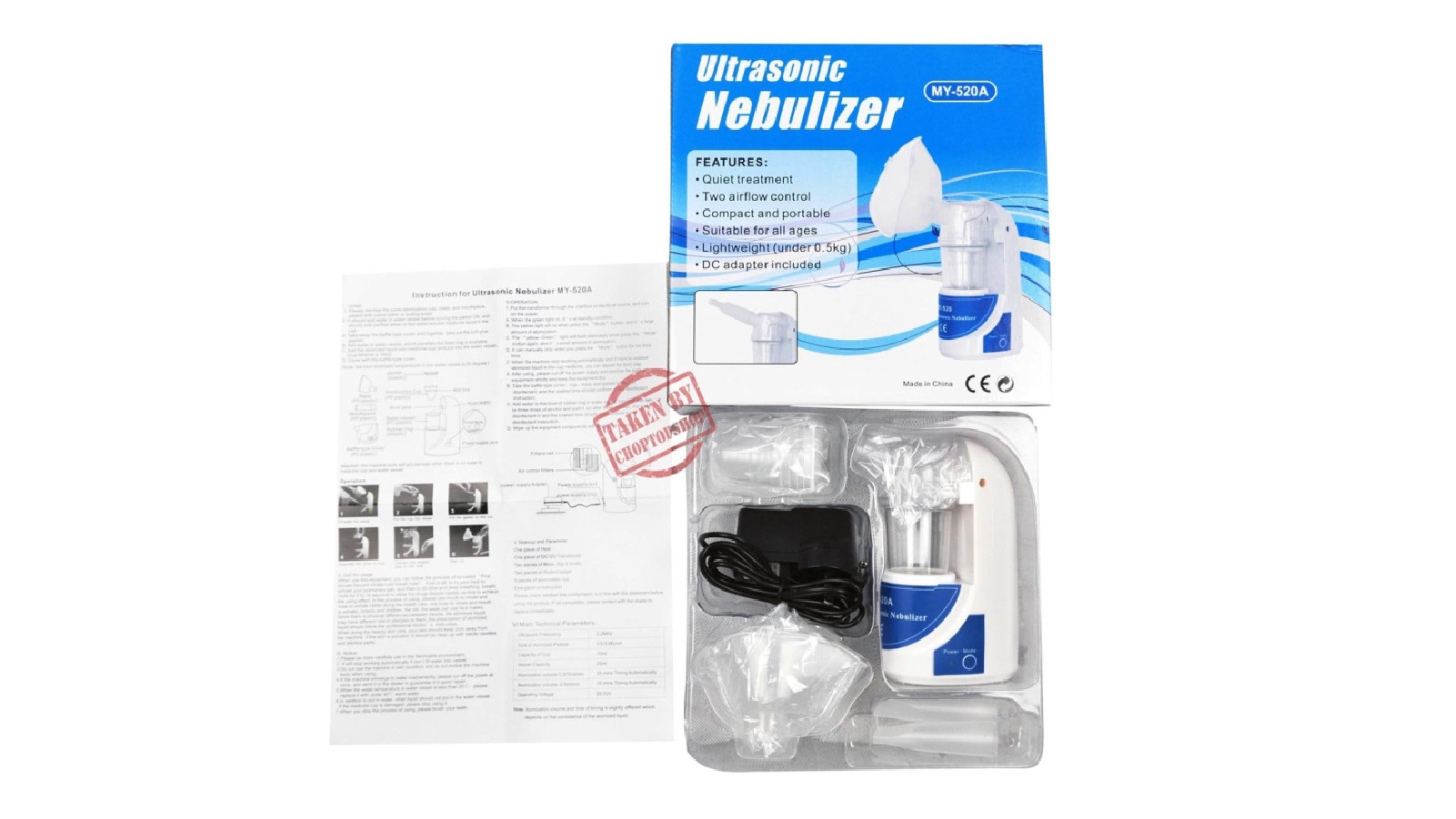 Caremax 2.4MHz Ultrasonic Nebuliser Inhaler for Kids & Adults | Harvey ...