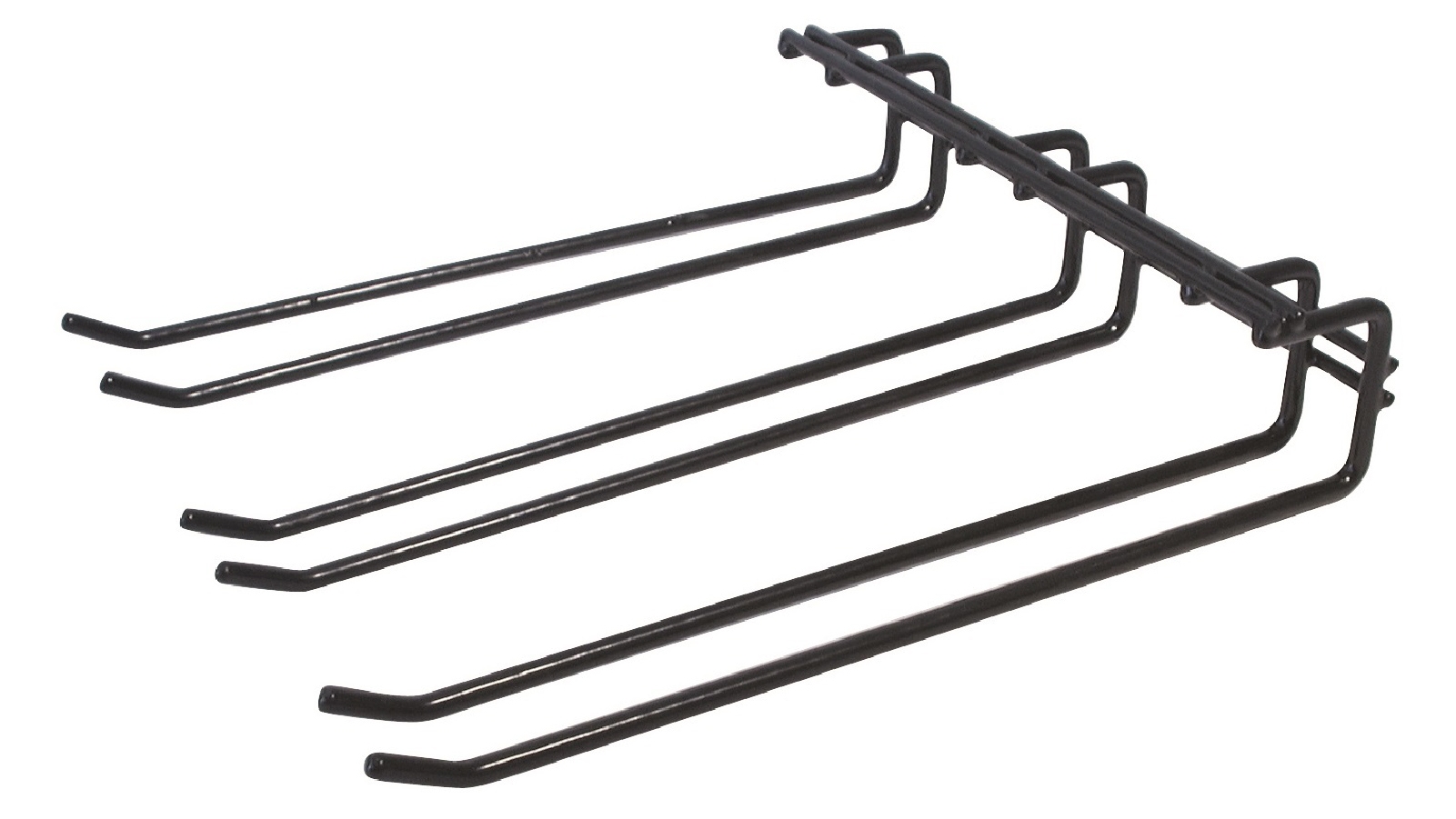 Trenton Triple Glass Rack - Black | Harvey Norman