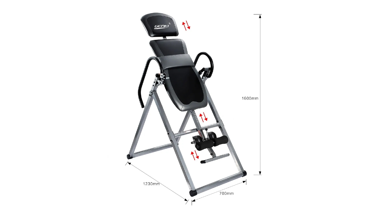 Genki Gravity Heavy Duty Inversion Table for Home Exercise | Harvey Norman