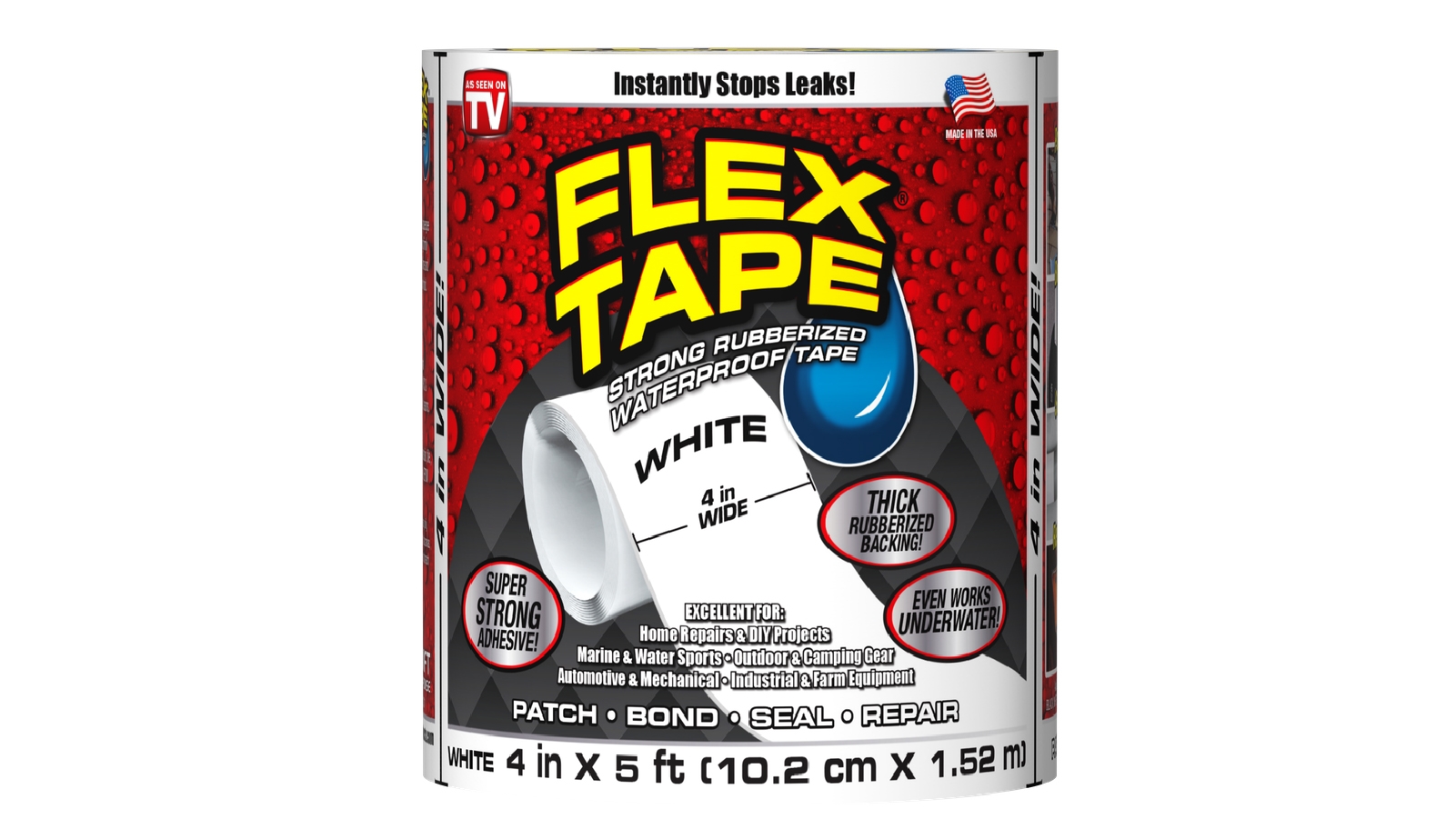 Flex 10cm Tape - White | Harvey Norman