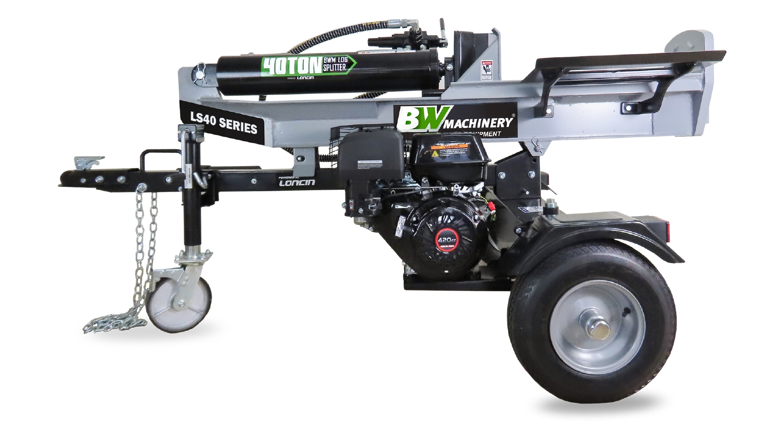 BWM 40Ton Log Splitter - Loncin 420cc Engine | Harvey Norman