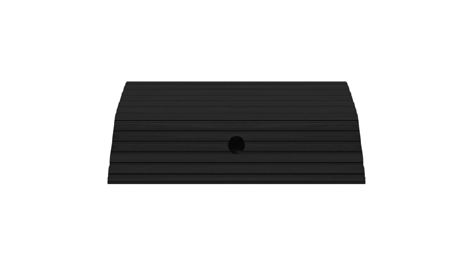 vidaXL Rubber Bridge Threshold Ramp - 49 x 40 x 8cm | Harvey Norman